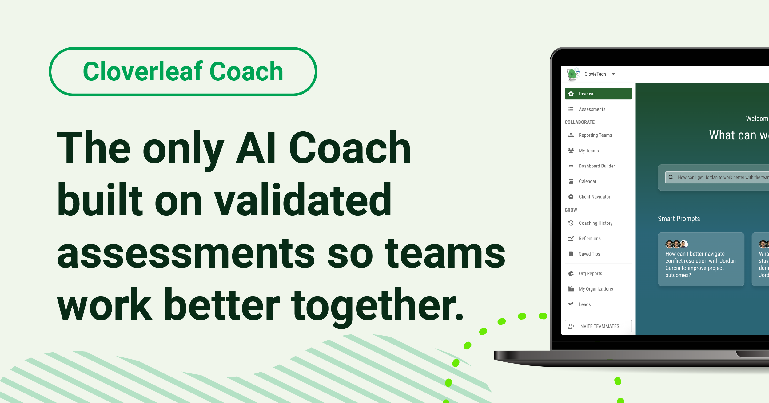 Cloverleaf AI Coach For Teams Backed By Validated Assessments